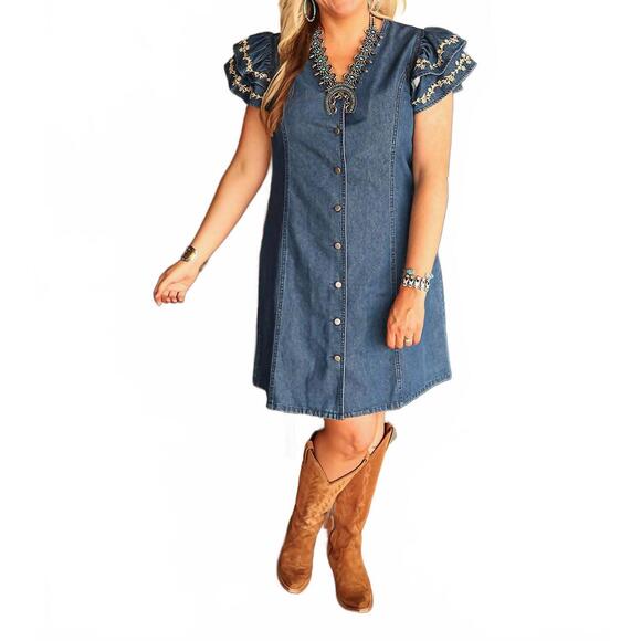 Layerz Clothing | Dresses | New Layerz Clothing Caylee Dress In Blue ...